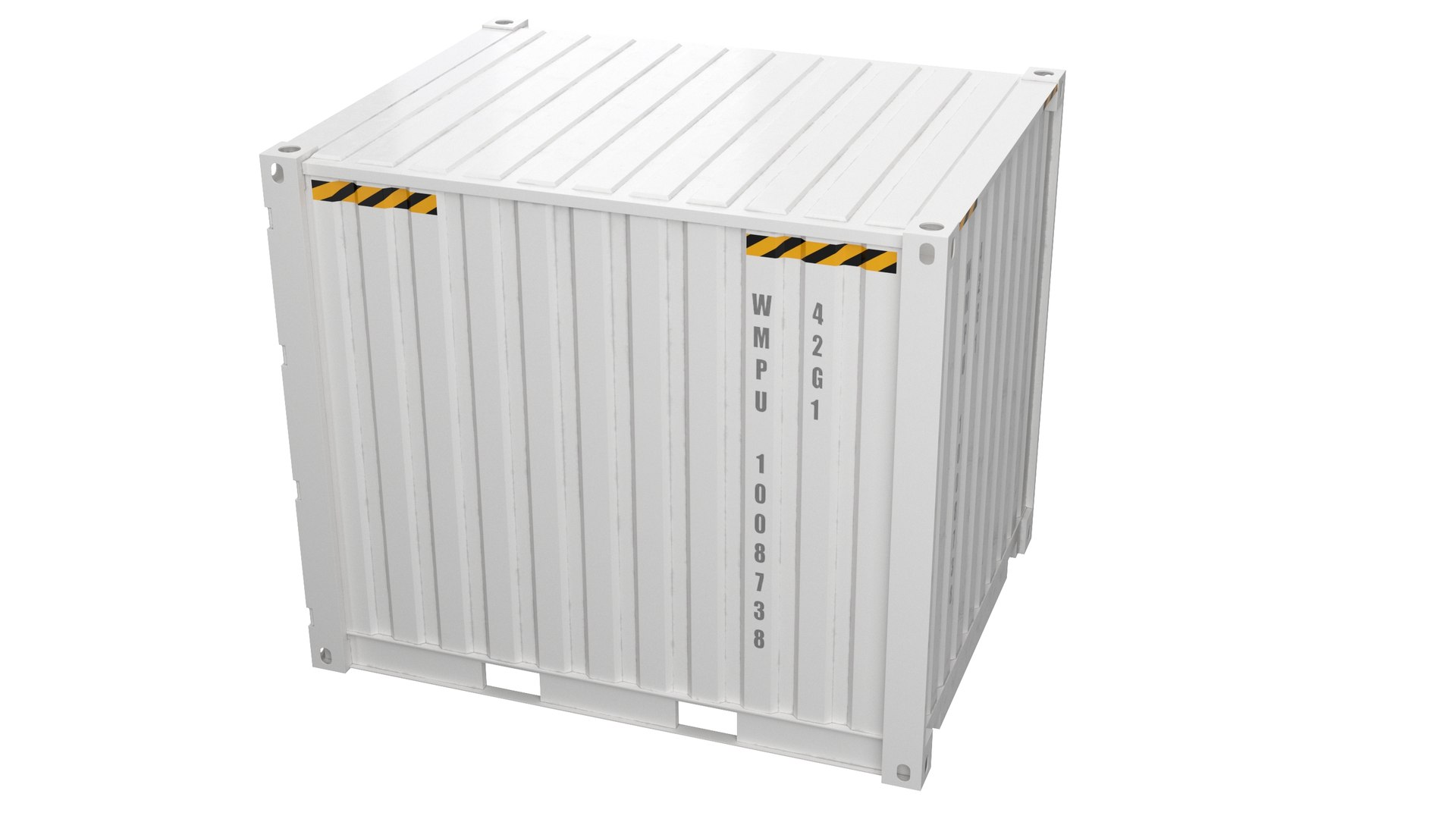3D 10ft Shipping Container - TurboSquid 1934399