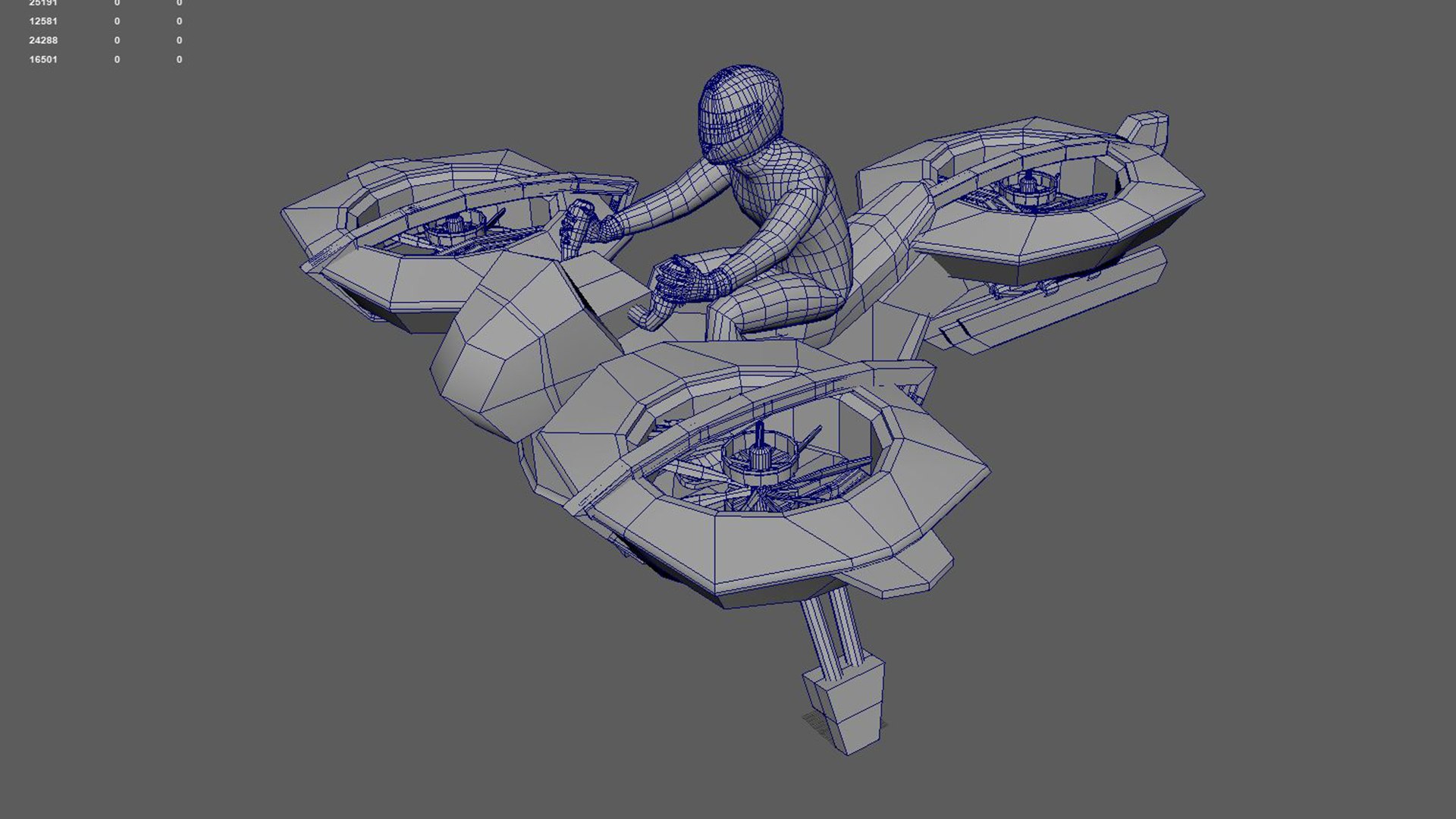 Flike Flying Motor Cycle Animations 3D - TurboSquid 1931686
