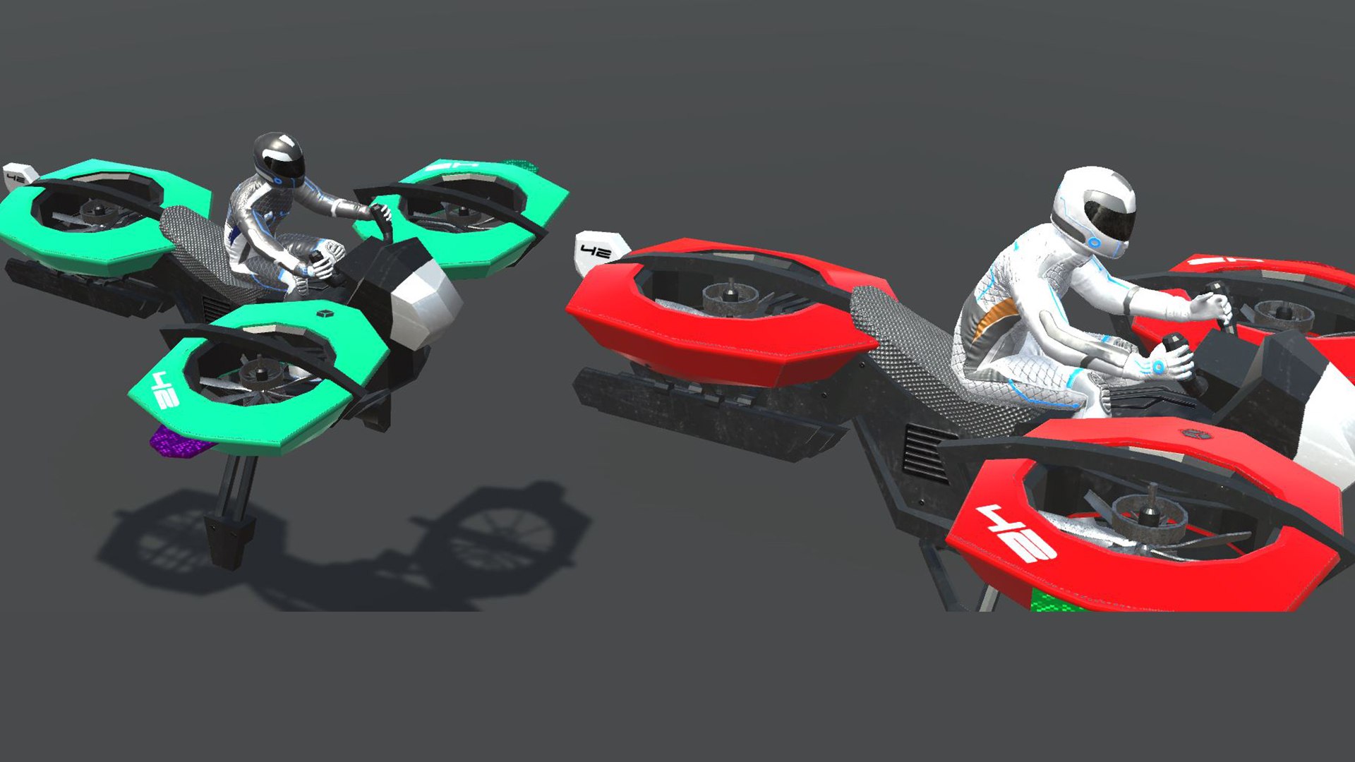 Flike Flying Motor Cycle Animations 3D - TurboSquid 1931686
