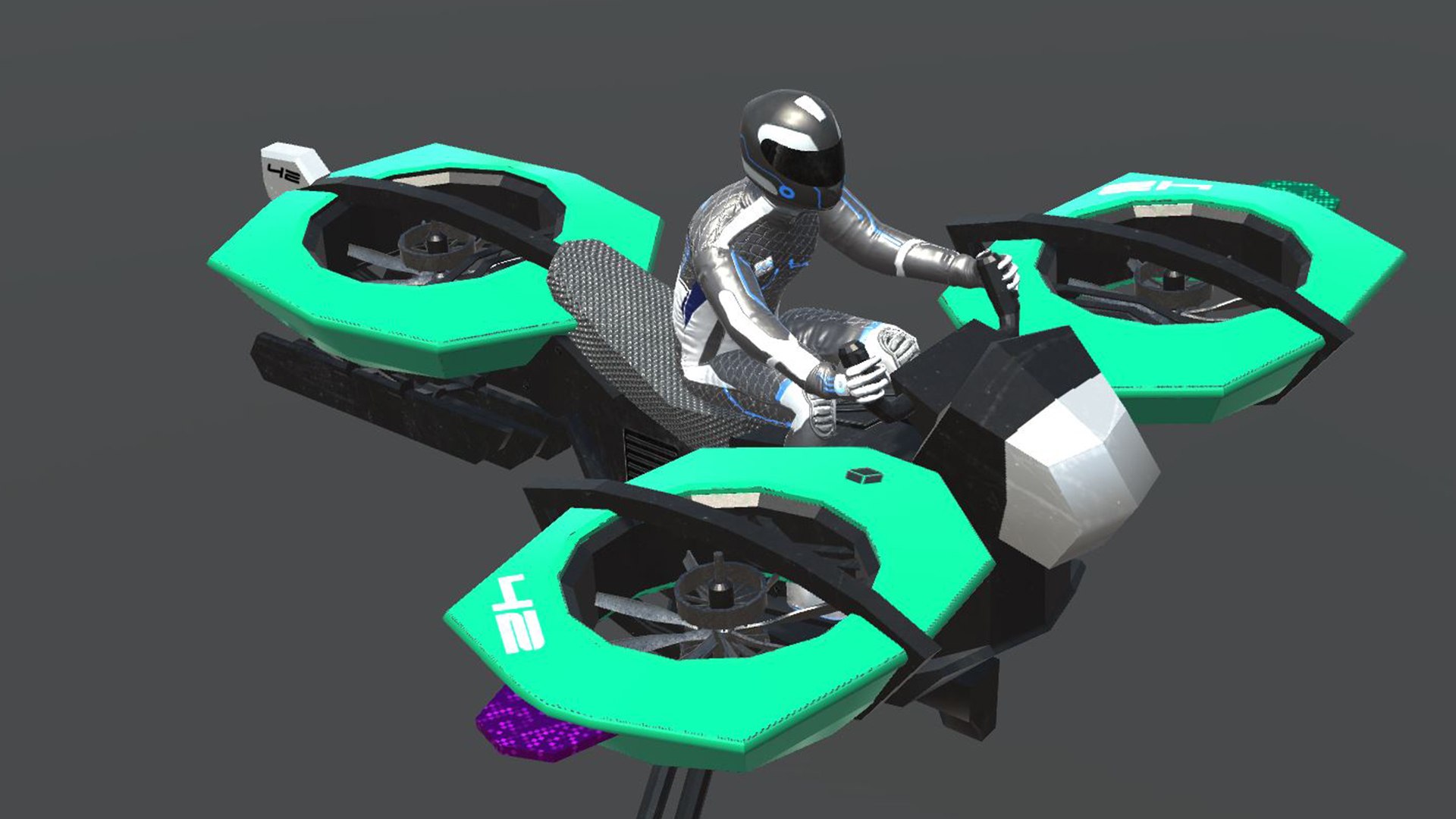 Flike Flying Motor Cycle Animations 3D - TurboSquid 1931686