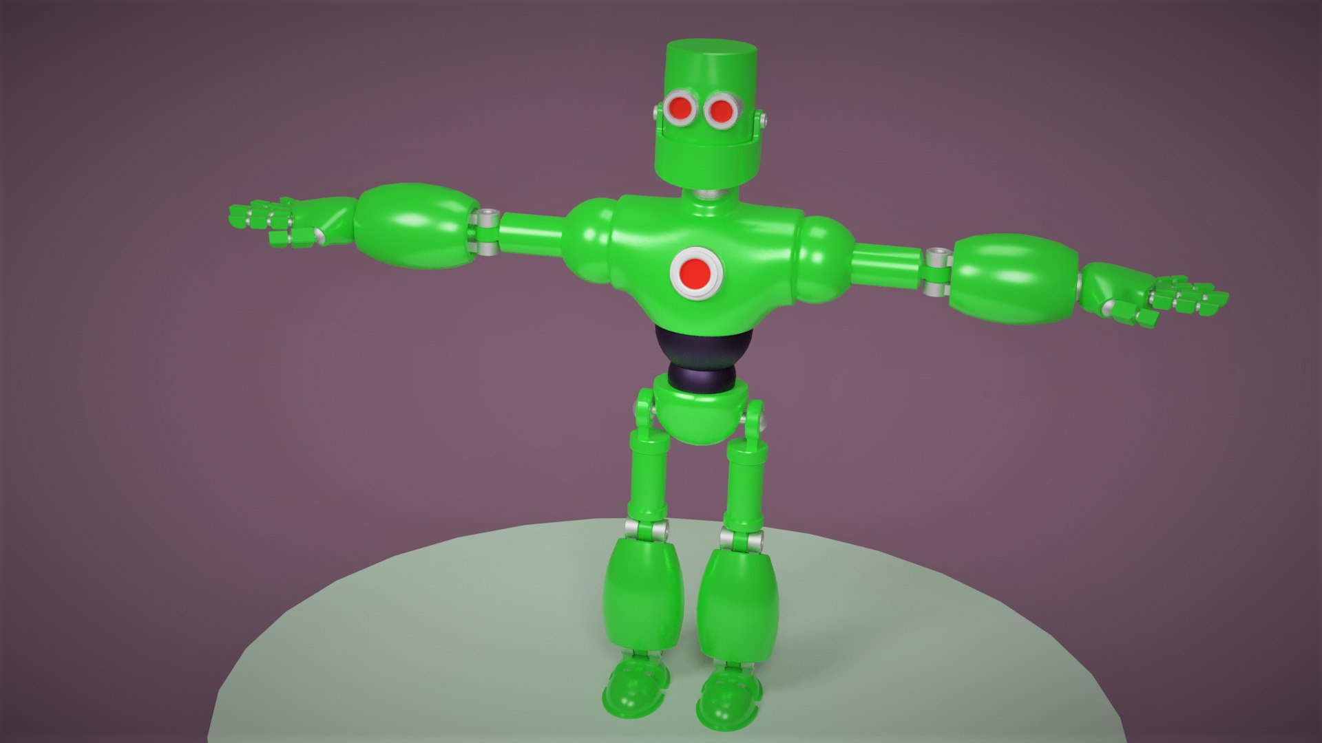 3D green robot - TurboSquid 1947125