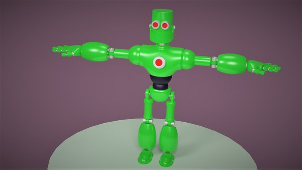 modelo 3d robot verde - TurboSquid 1947125