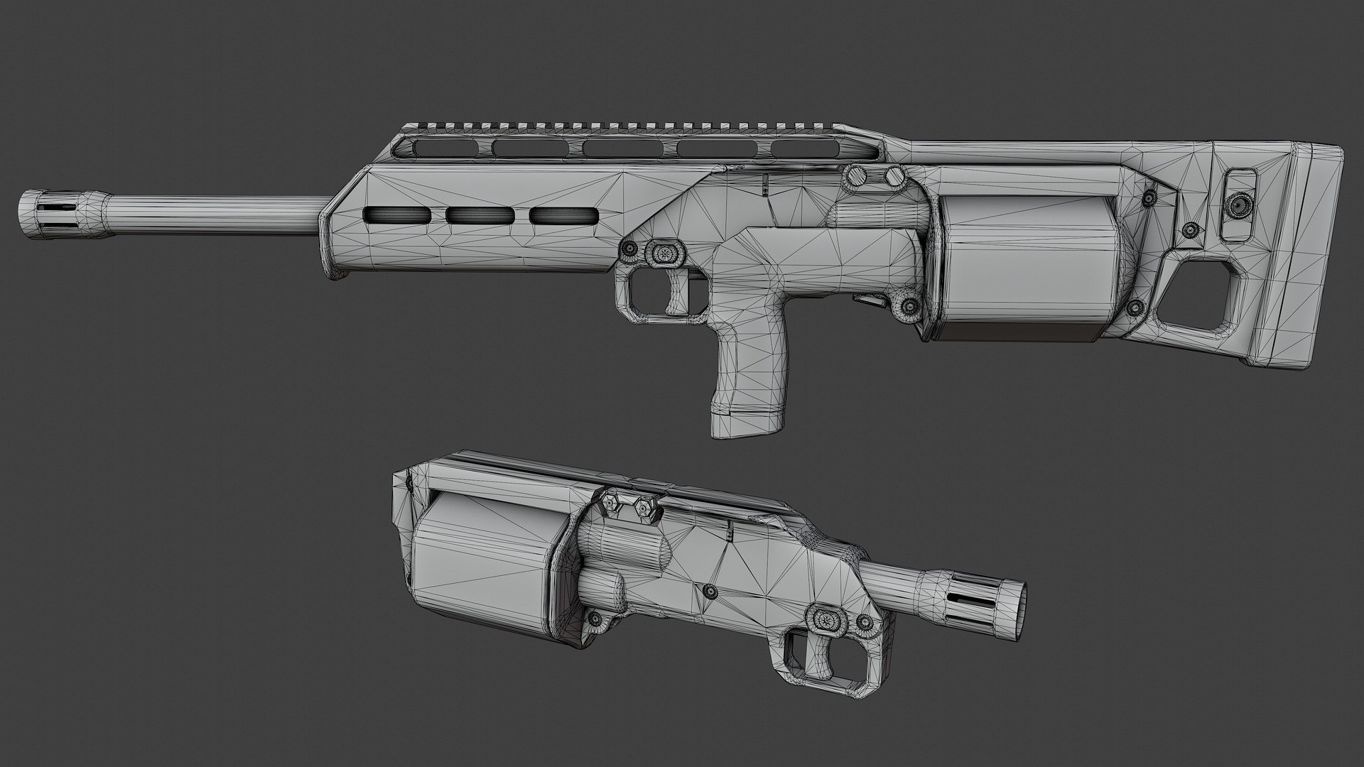 3D Six12 Shotgun Model - TurboSquid 2356432