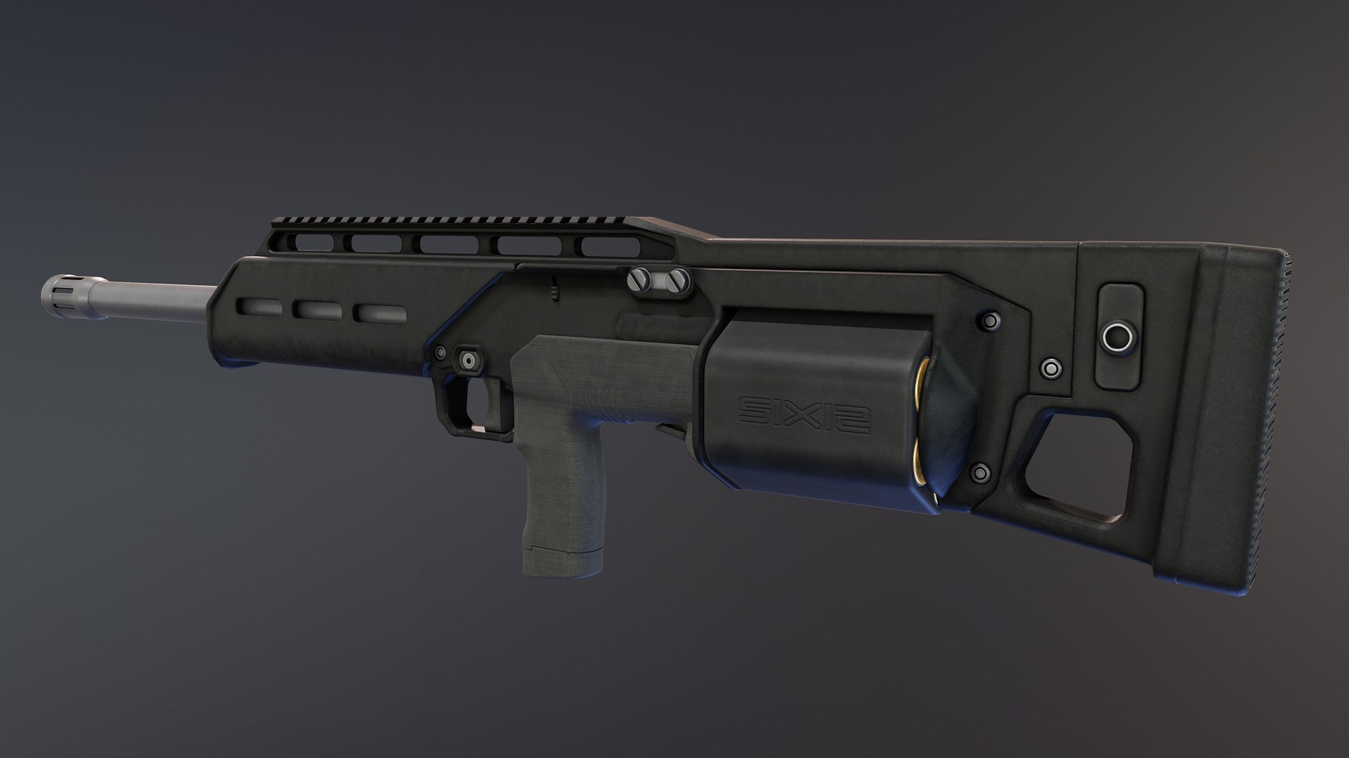 3D Six12 Shotgun Model - TurboSquid 2356432