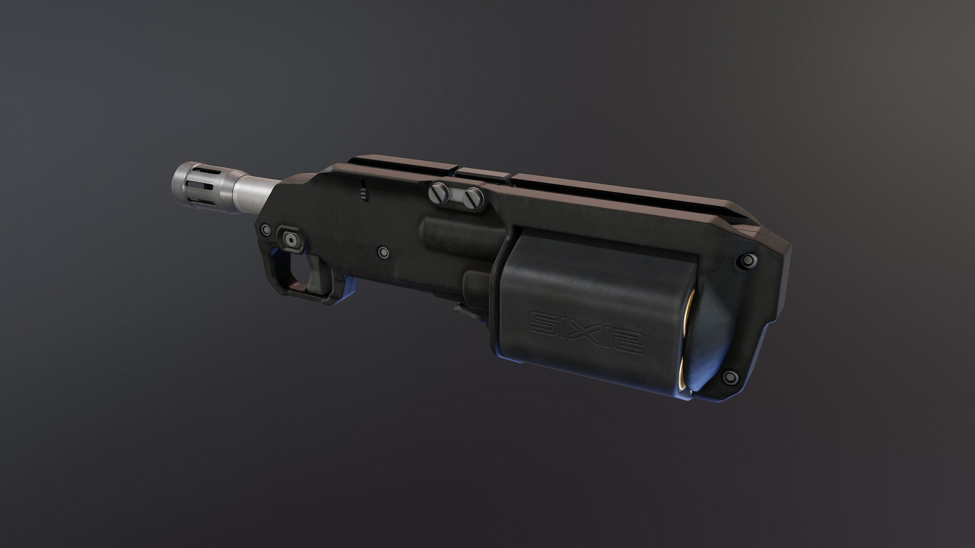 3D Six12 Shotgun Model - TurboSquid 2356432