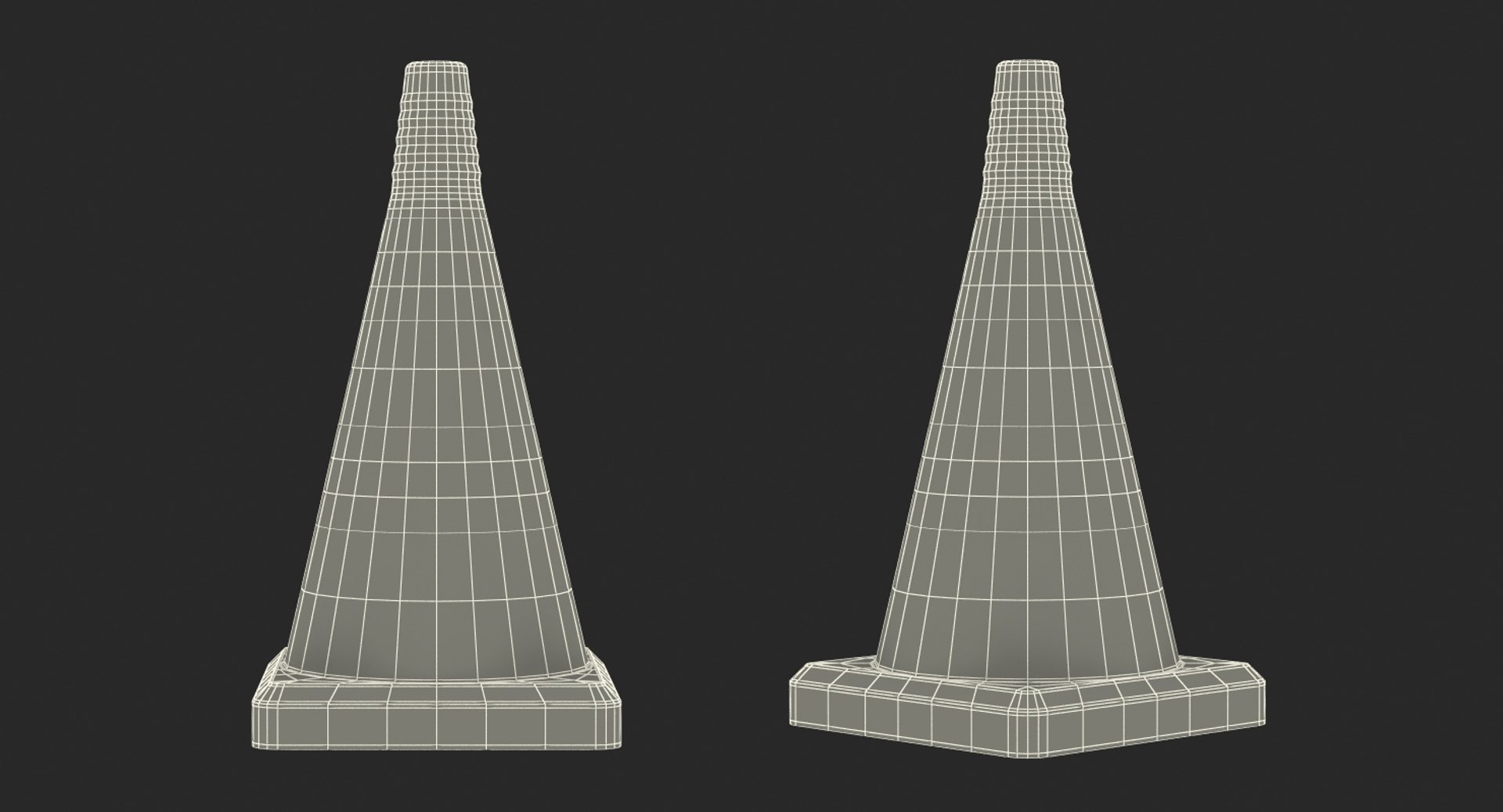 Traffic Cone Reflective 3D Model - TurboSquid 1303616