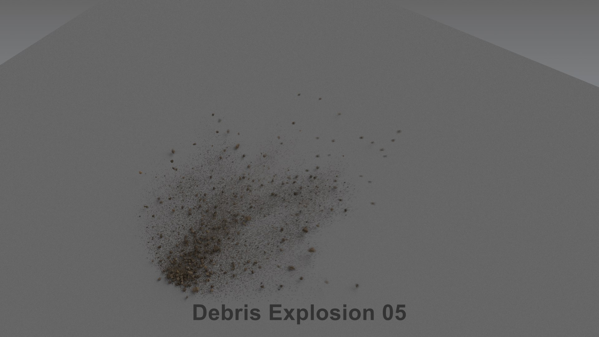 Debris Explosion 05 - ABC 3D Model - TurboSquid 1817232