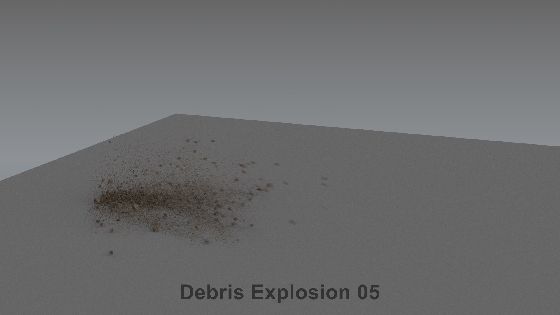 Debris Explosion 05 - ABC 3D Model - TurboSquid 1817232