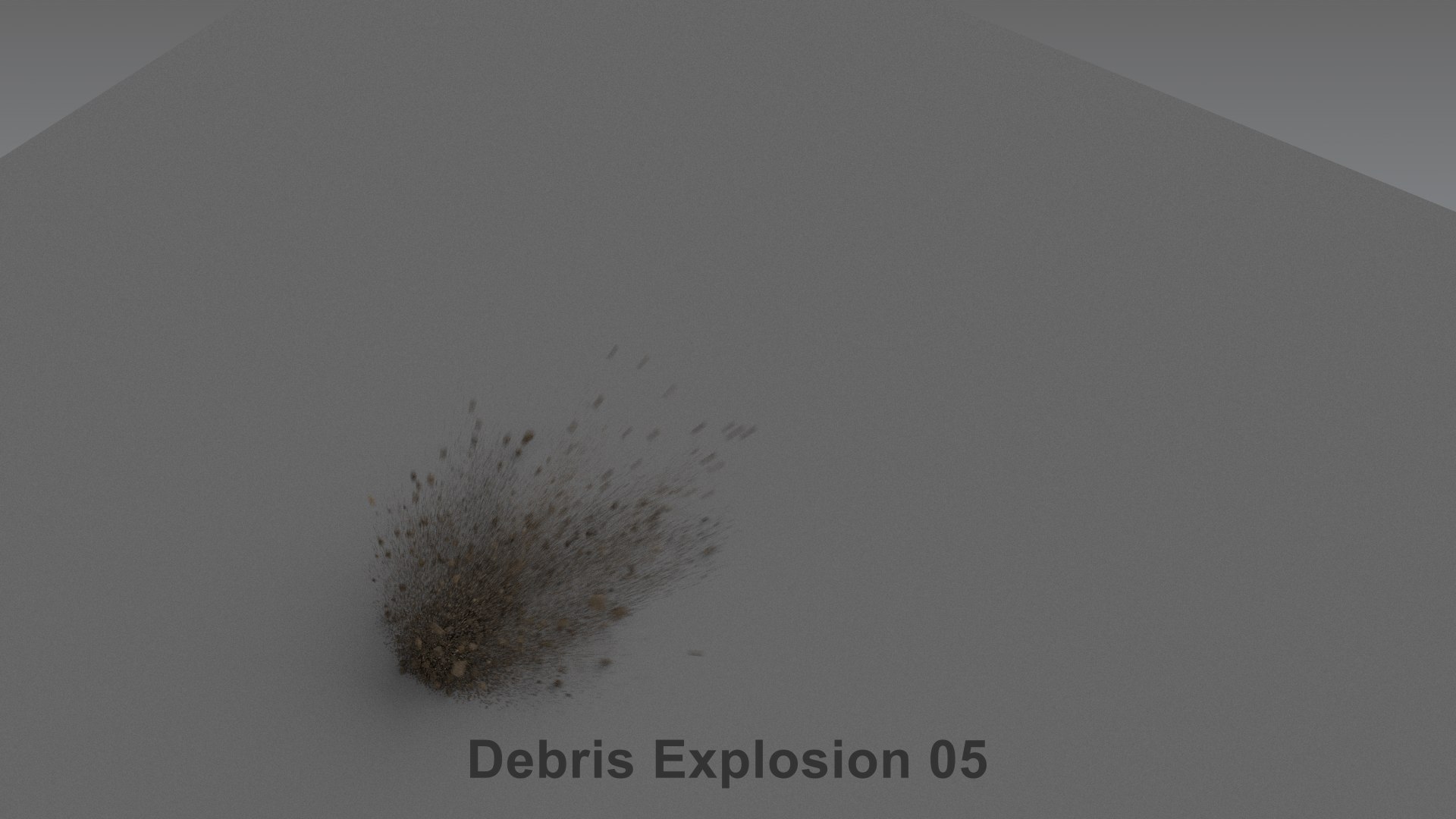 Debris Explosion 05 - ABC 3D Model - TurboSquid 1817232