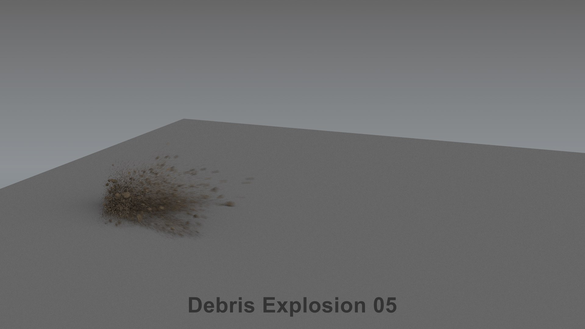 Debris Explosion 05 - ABC 3D Model - TurboSquid 1817232