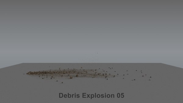 modelo 3d Explosión de escombros 05 - ABC - TurboSquid 1817232