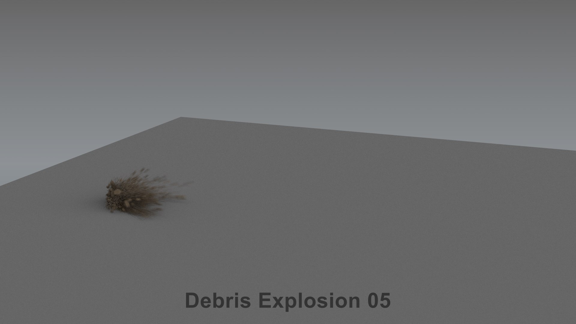 Debris Explosion 05 - ABC 3D Model - TurboSquid 1817232