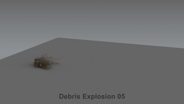 modelo 3d Explosión de escombros 05 - ABC - TurboSquid 1817232