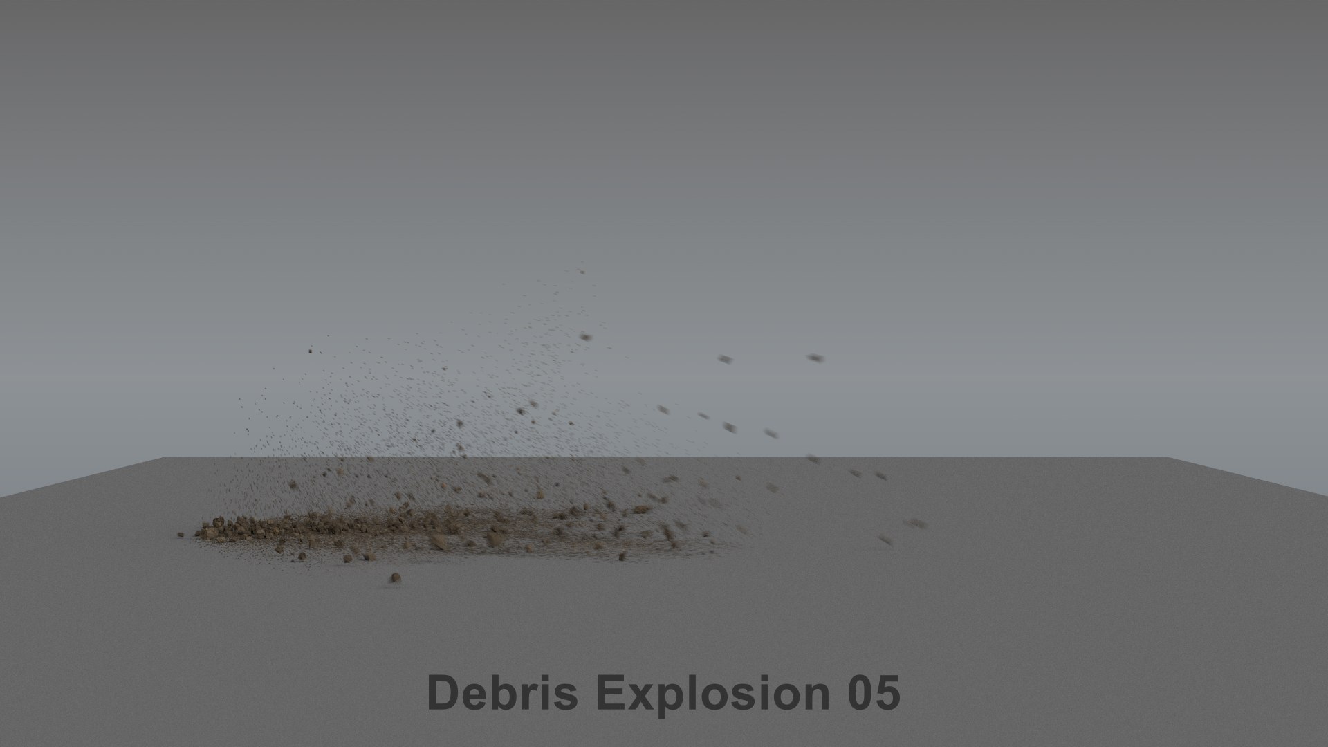Debris Explosion 05 - ABC 3D Model - TurboSquid 1817232