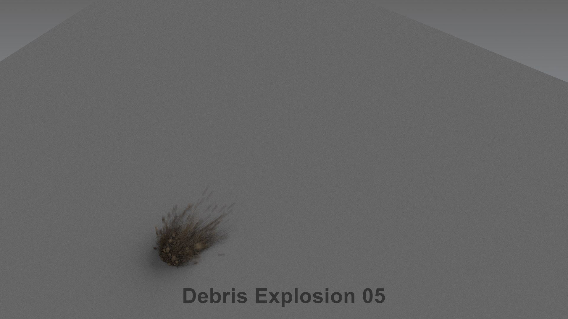 Debris Explosion 05 - ABC 3D Model - TurboSquid 1817232