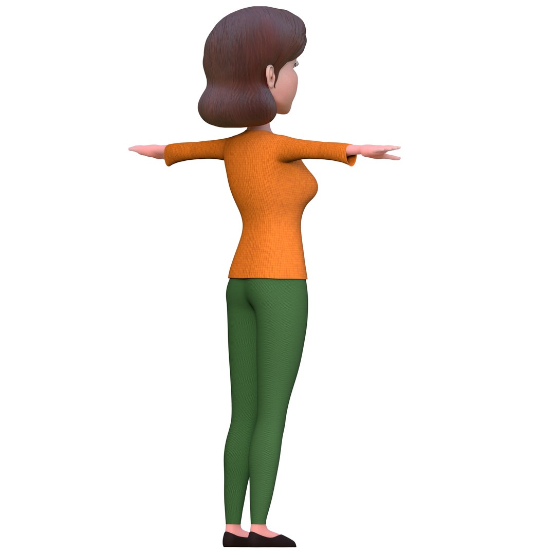 Cartoon Mother Model - TurboSquid 1755481