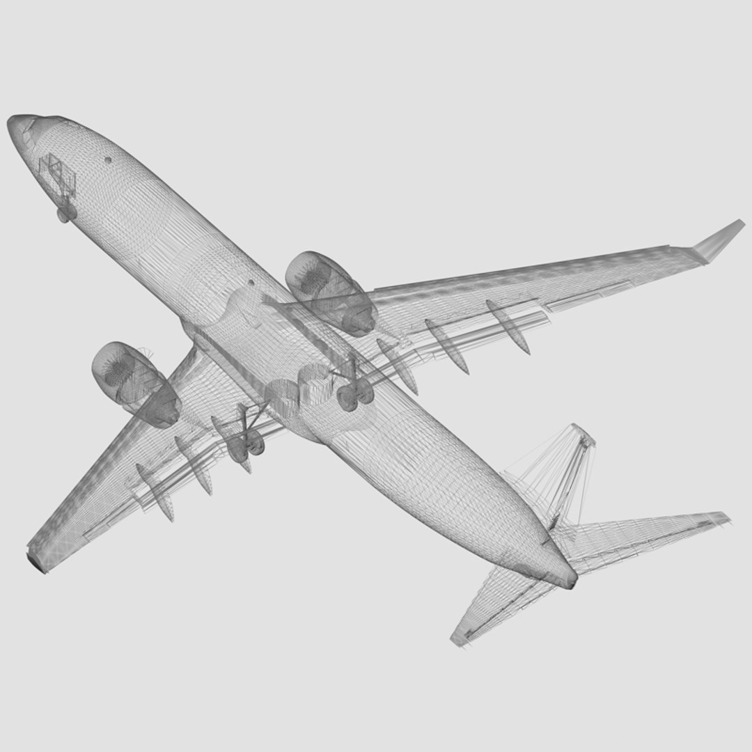 Boeing 737-800 3d 3ds