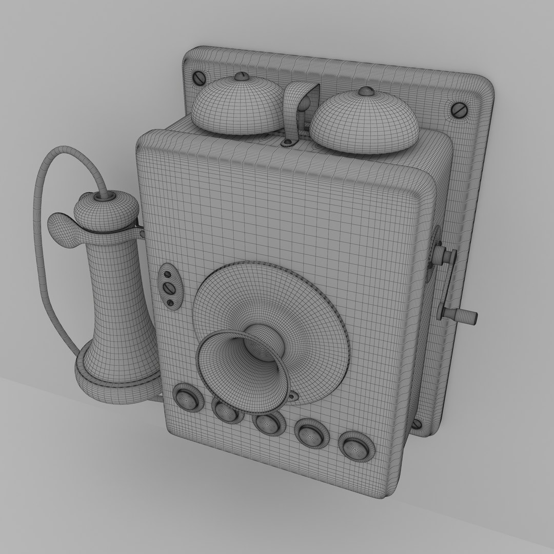 Vintage Telephone 3D Model - TurboSquid 1313779