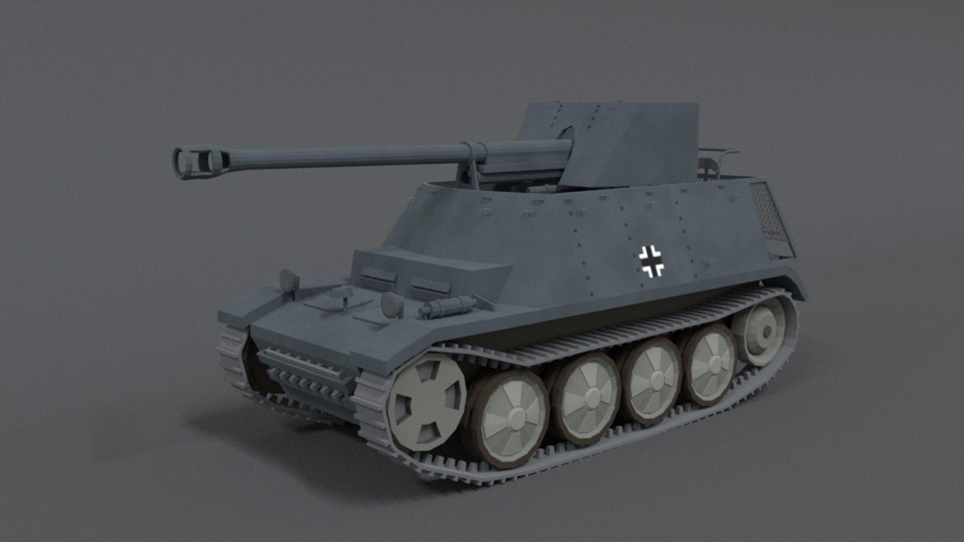 Sdkfz 132 Marder Ii Model - TurboSquid 1557803