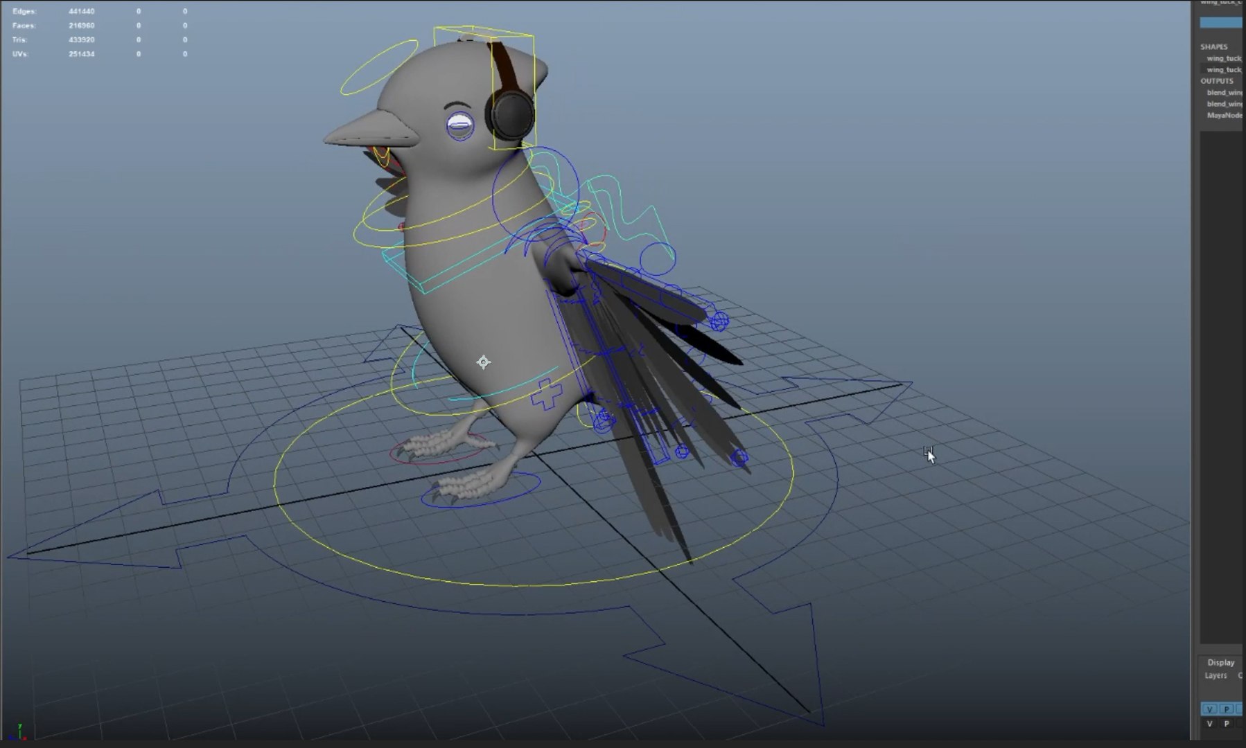 3D Rigged 3D Bird Model - TurboSquid 2241243