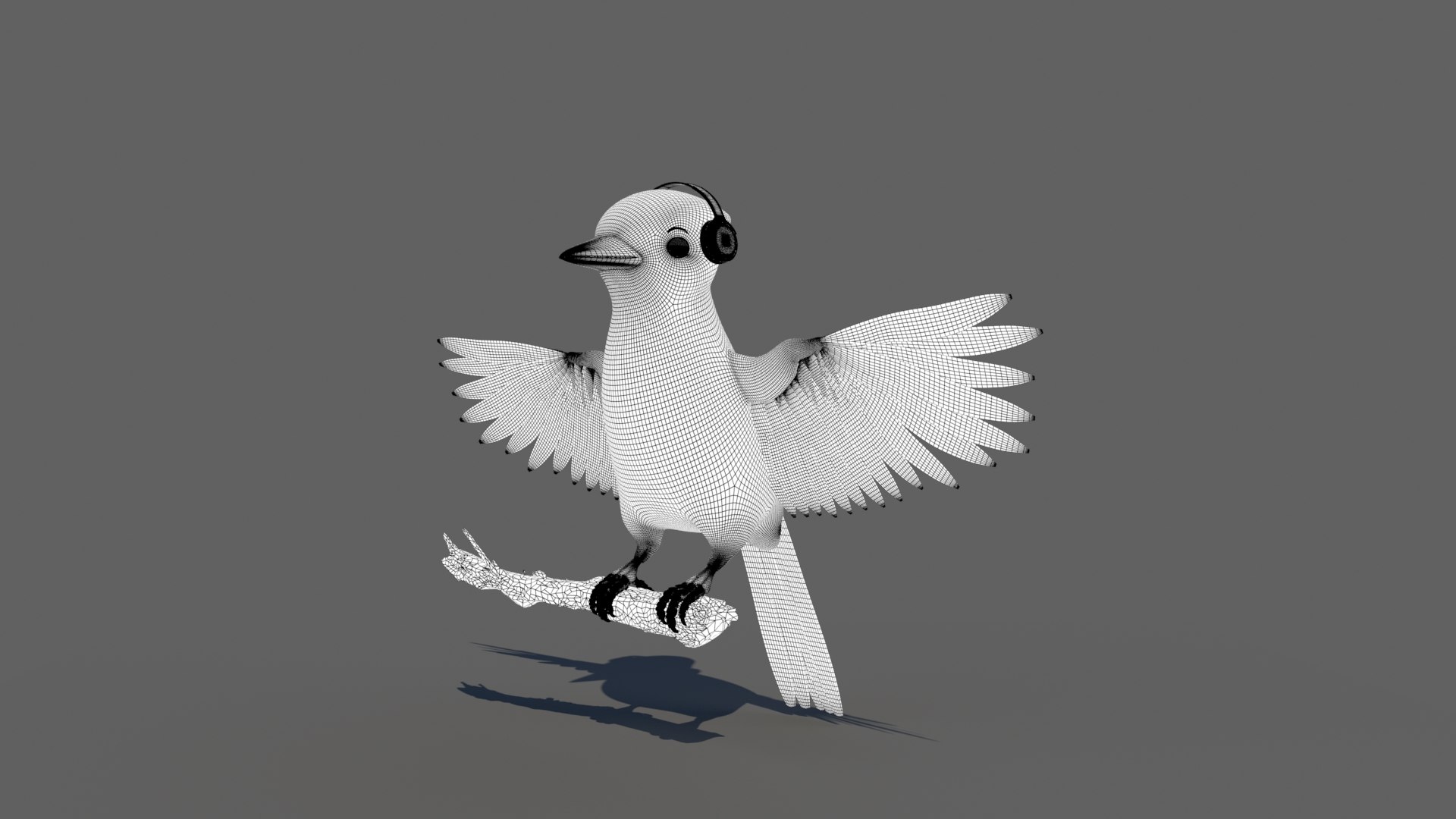 3D Rigged 3D Bird Model - TurboSquid 2241243