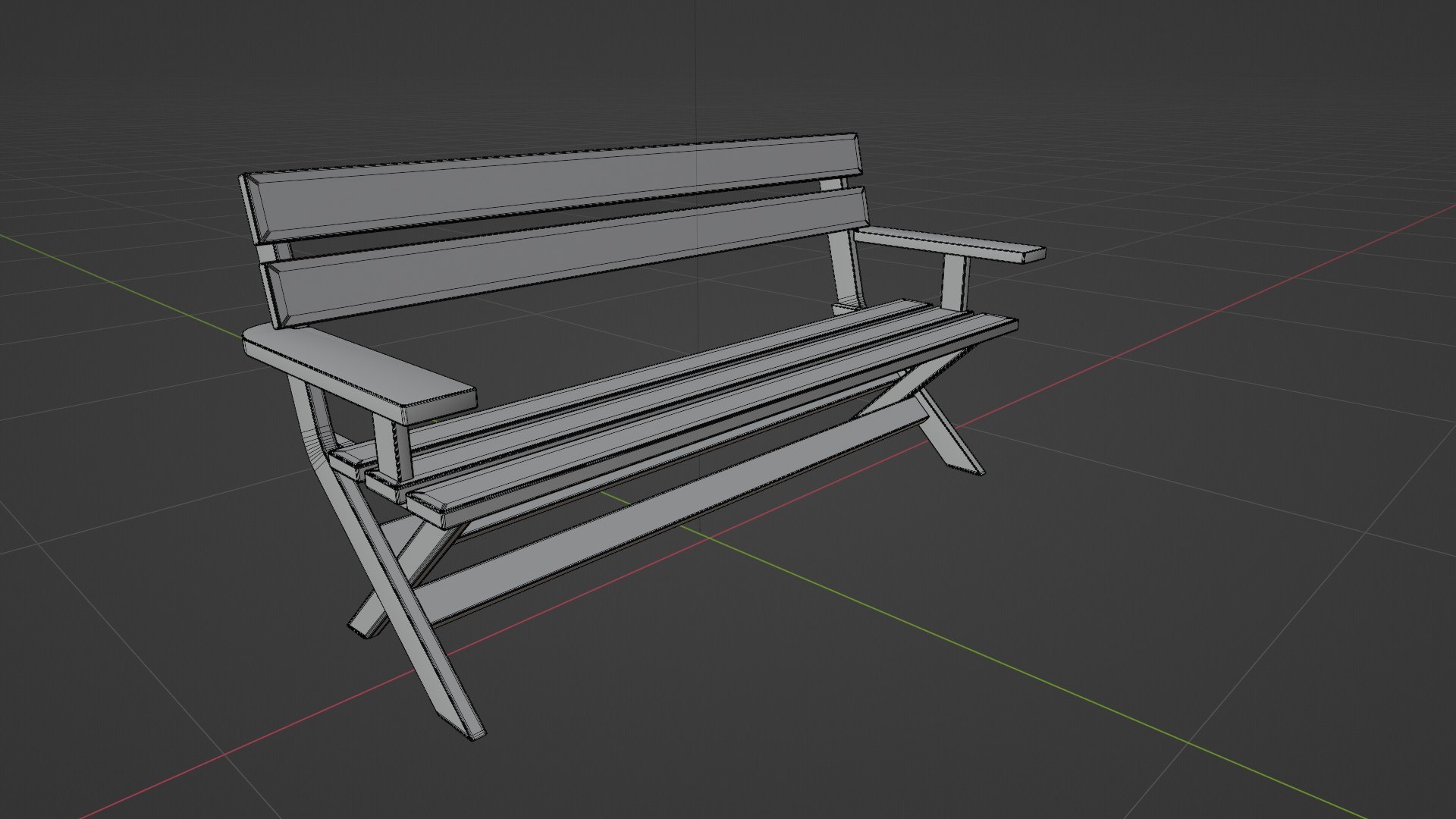 Bench 3D model - TurboSquid 2150440