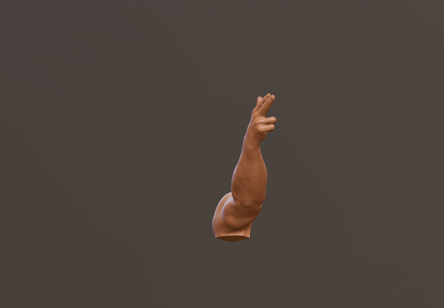 Gun Hand With Arm 3D Model - TurboSquid 2066953