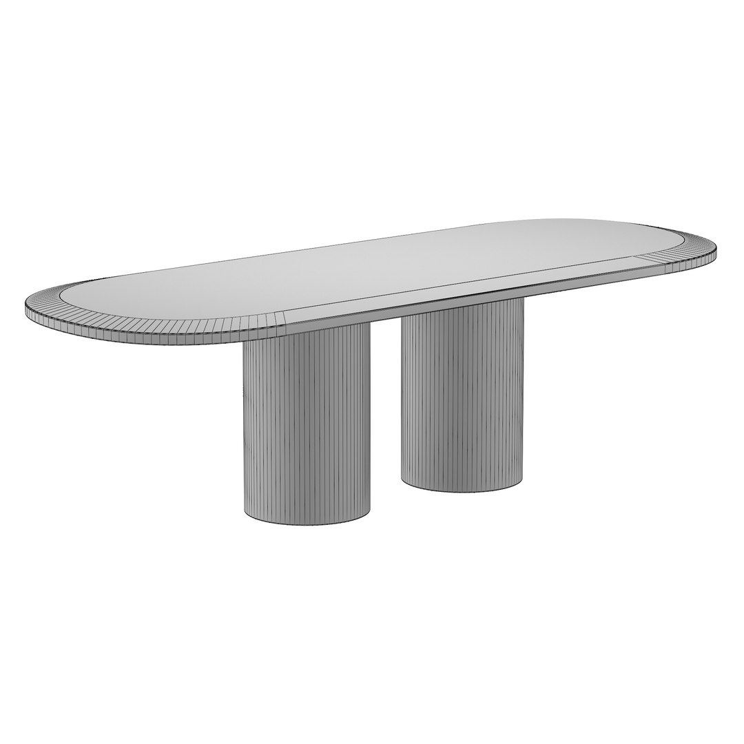 OSTINATO II TABLE and BALDUCCI CHAIR 3D model - TurboSquid 1954335