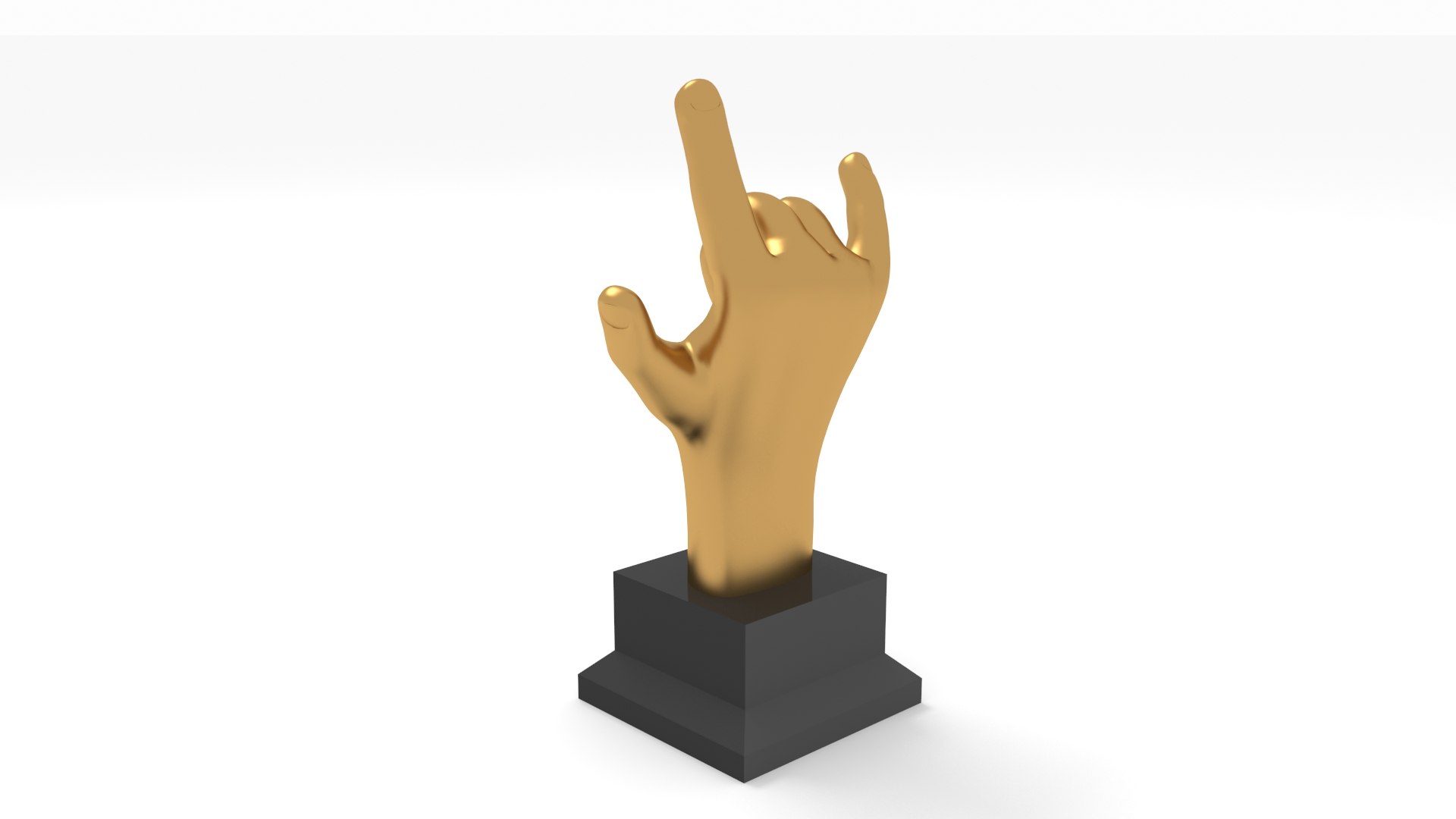 3D Award Hand - TurboSquid 1664530