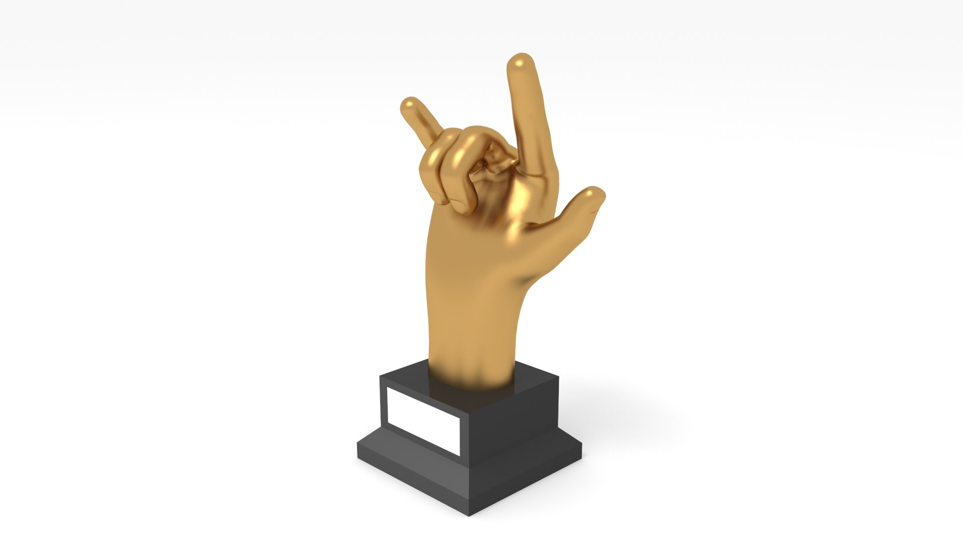 3D Award Hand - TurboSquid 1664530