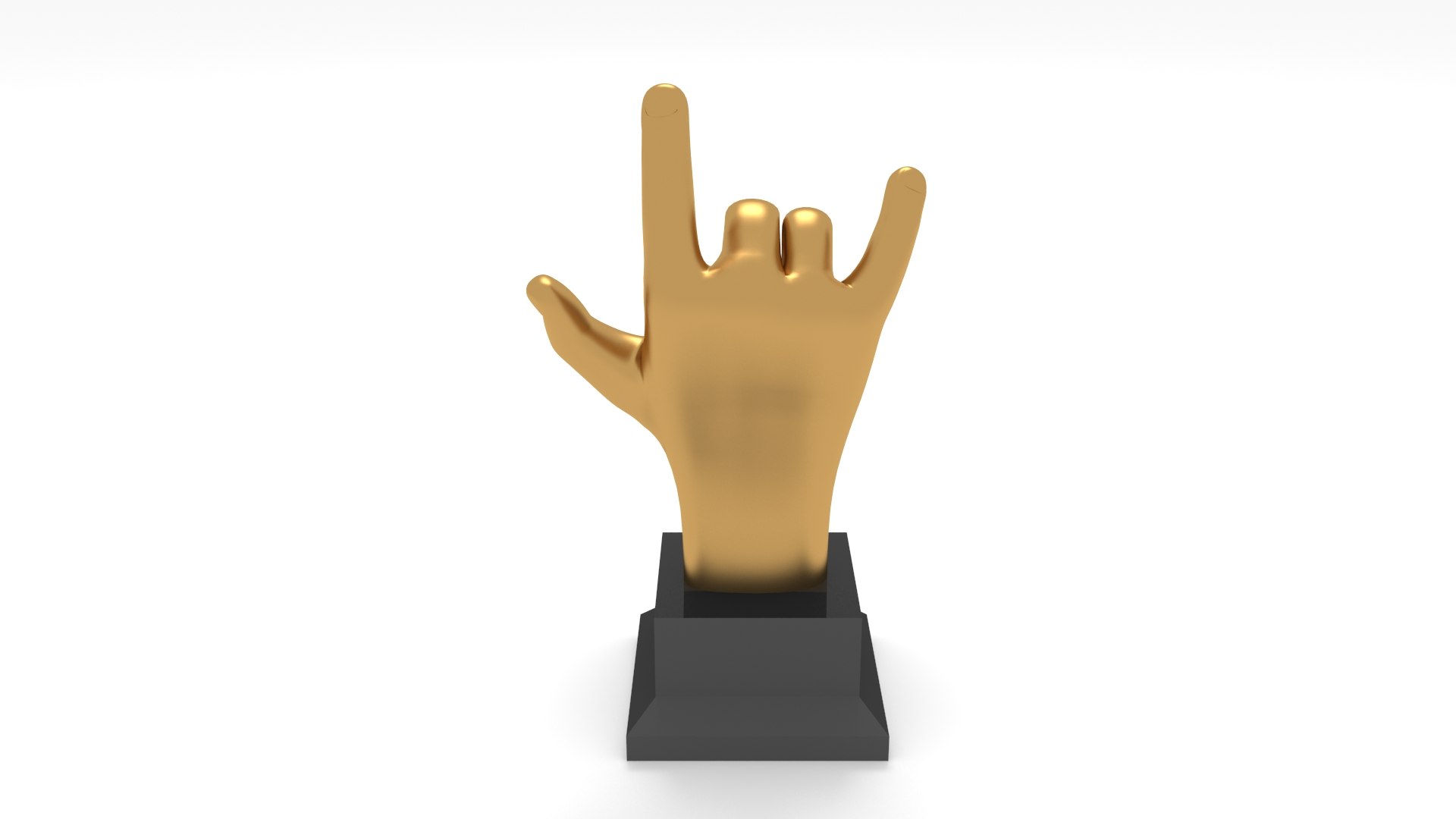 3D Award Hand - TurboSquid 1664530