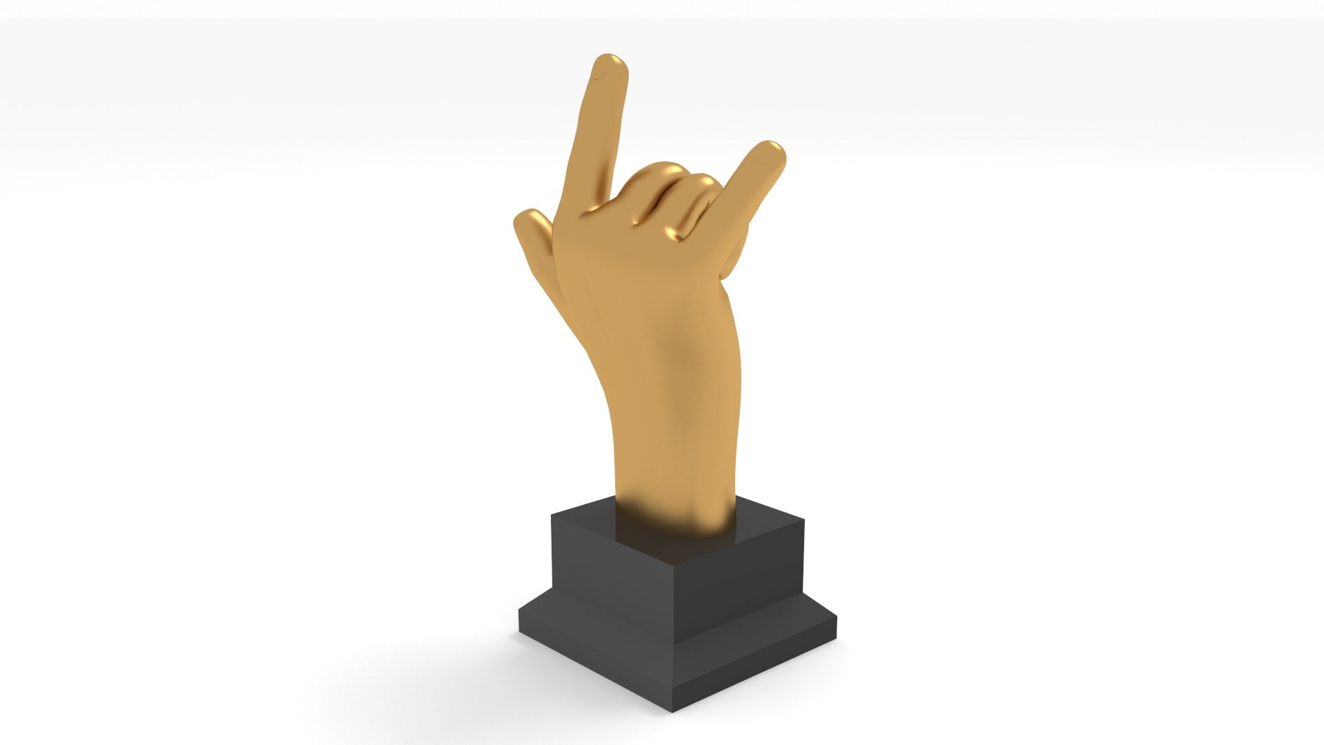3D Award Hand - TurboSquid 1664530