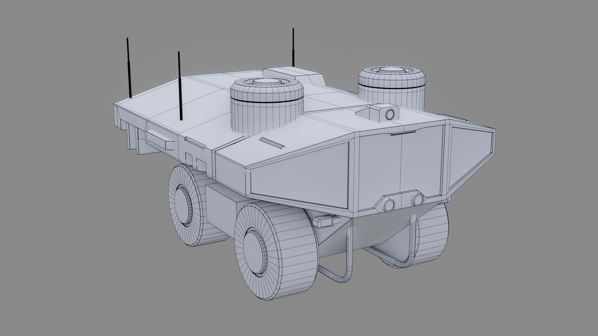 Sci-Fi Rover - Low Poly - Game Ready - PBR 3D - TurboSquid 1807362