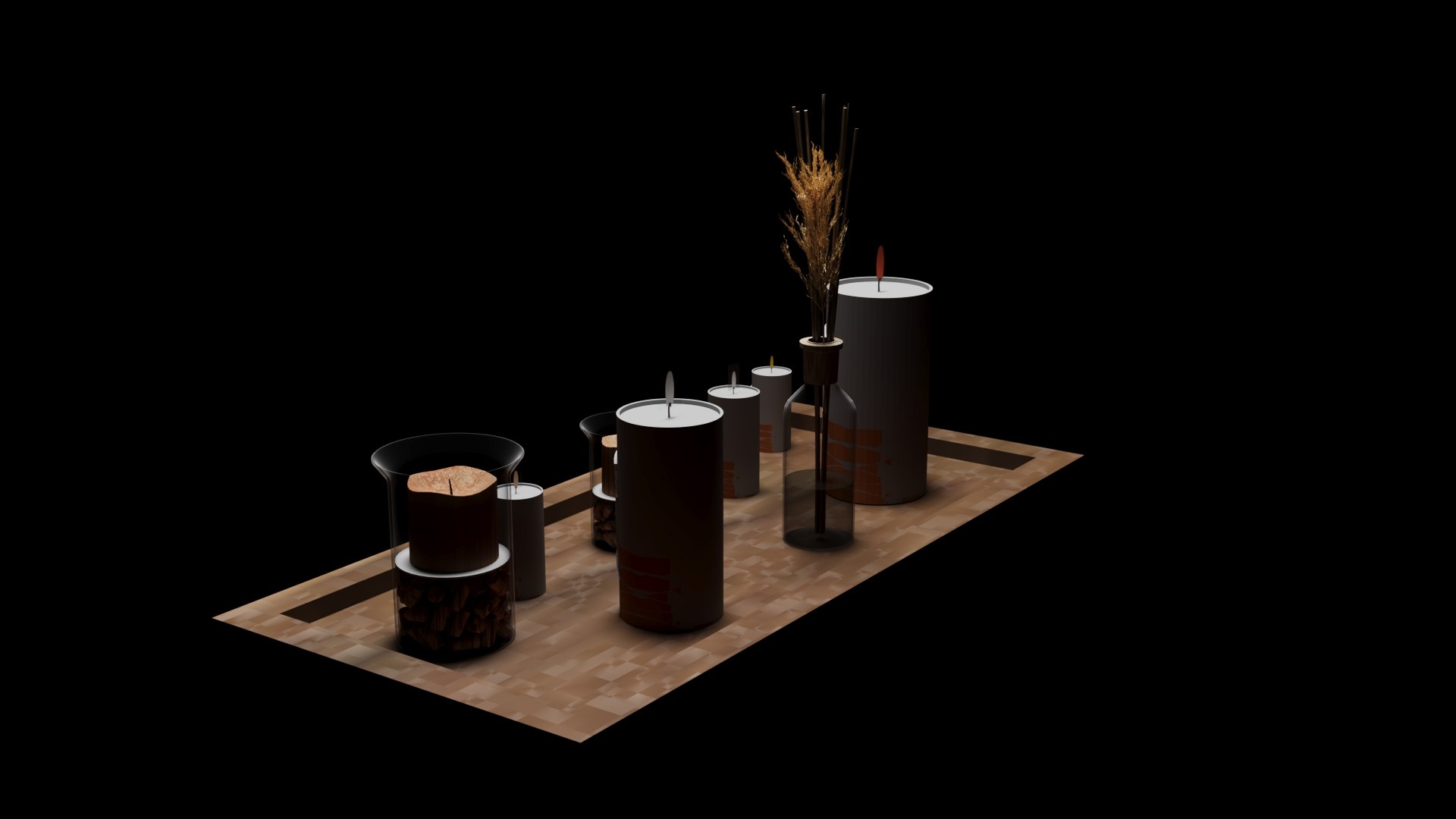 Candle 3D Model - TurboSquid 2128609