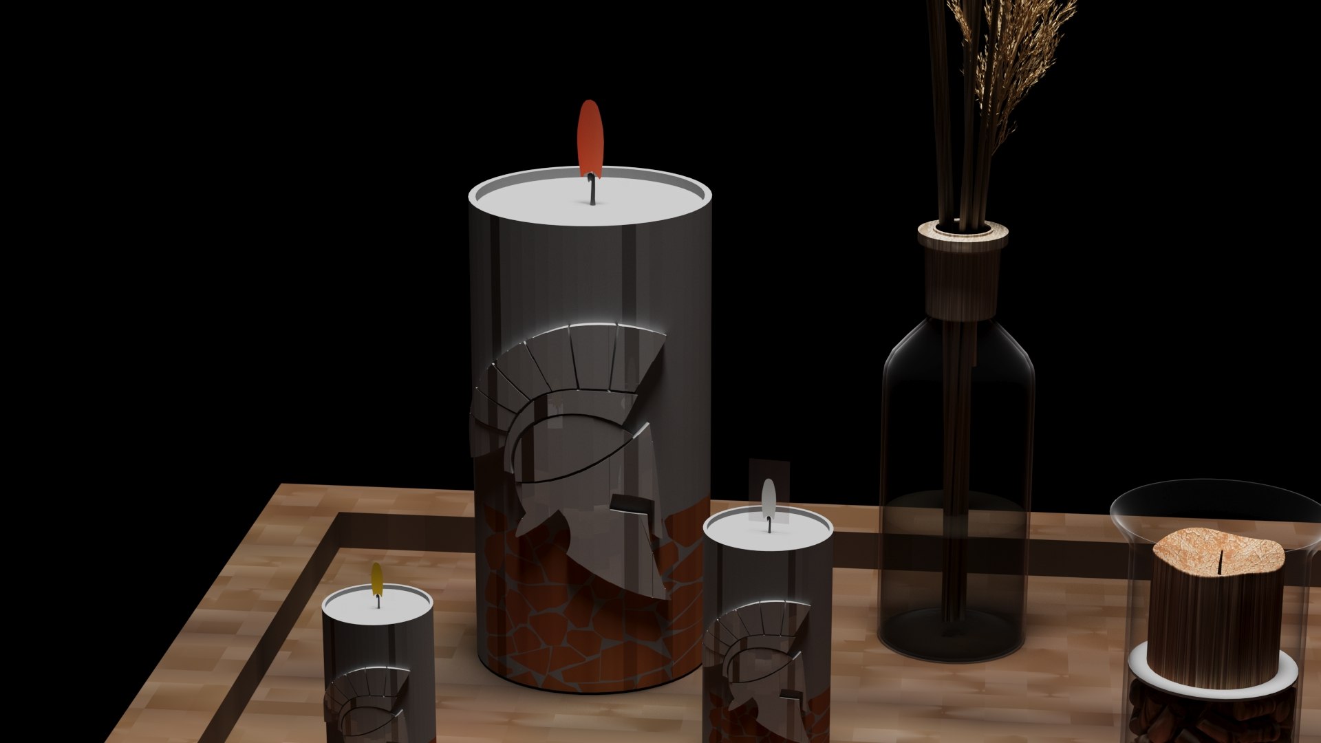 Candle 3D Model - TurboSquid 2128609