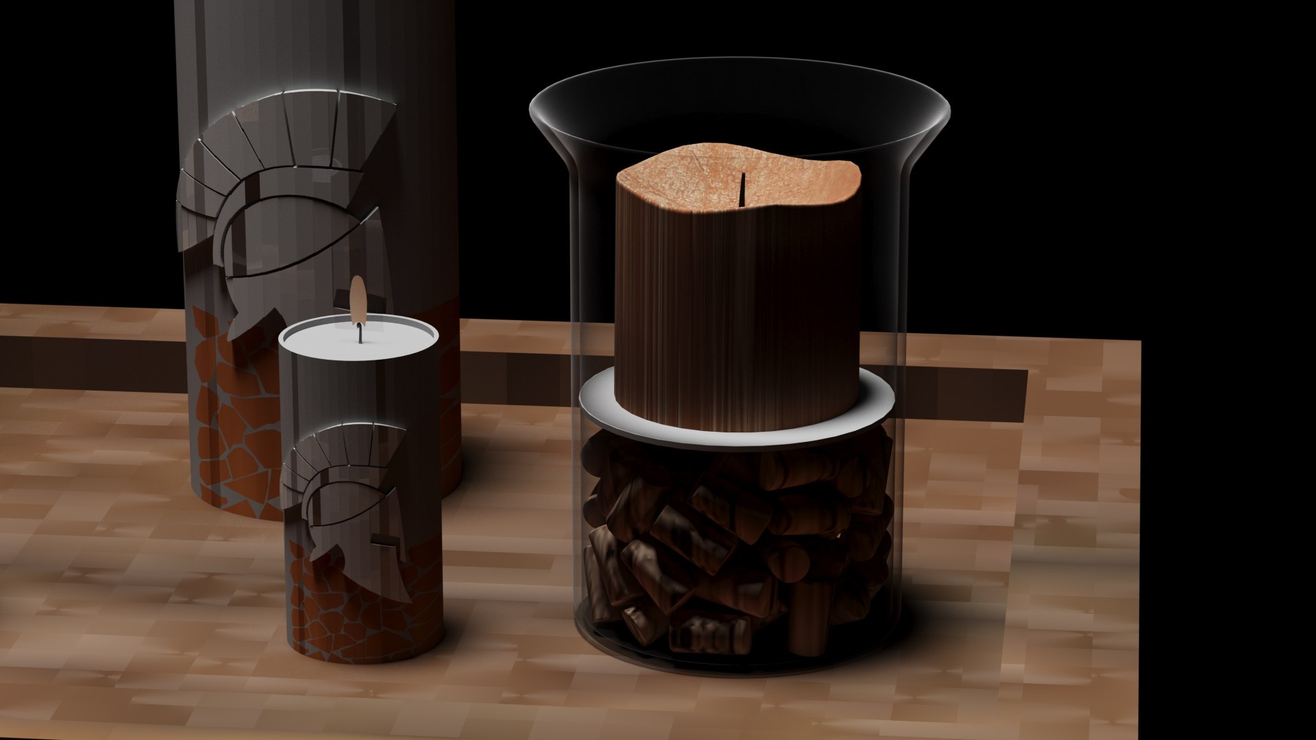 Candle 3D Model - TurboSquid 2128609