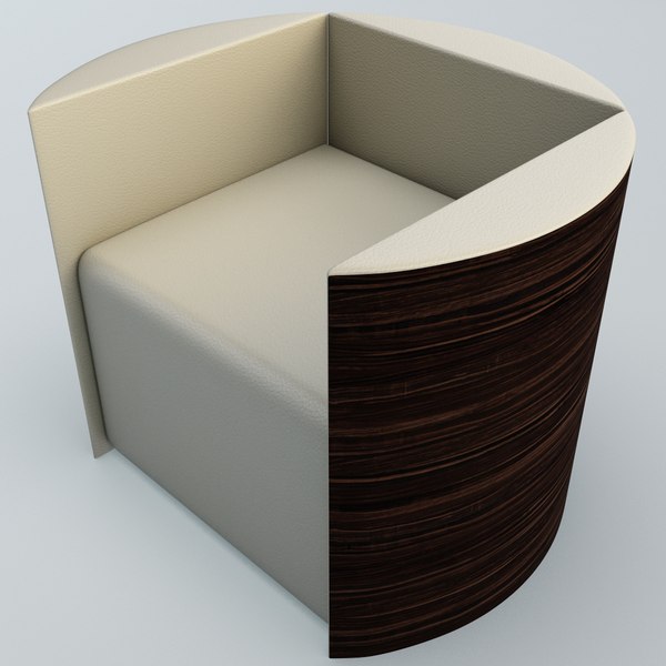 3d cylinder chair model