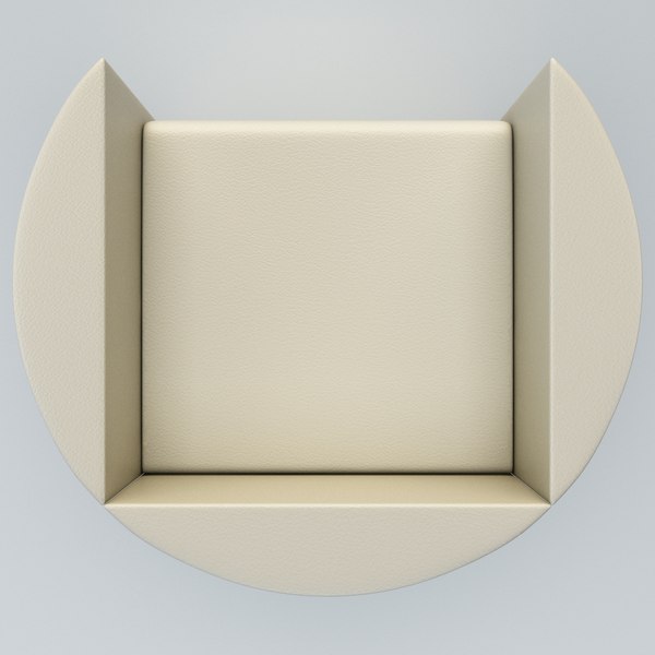 3d cylinder chair model