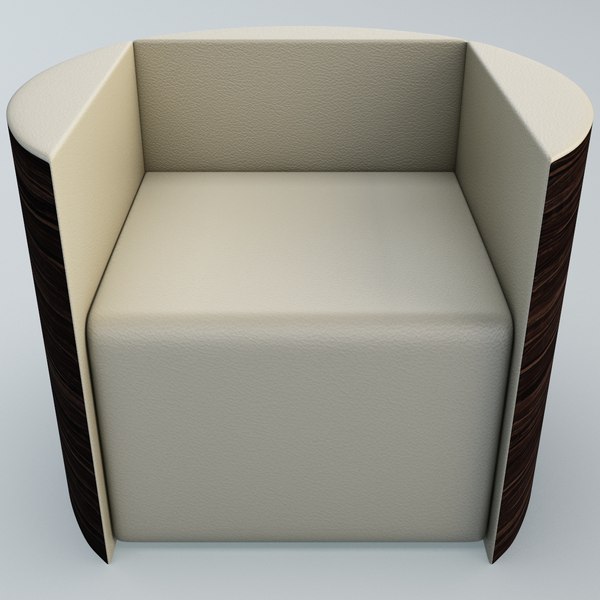 3d cylinder chair model