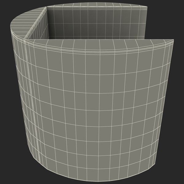 3d cylinder chair model