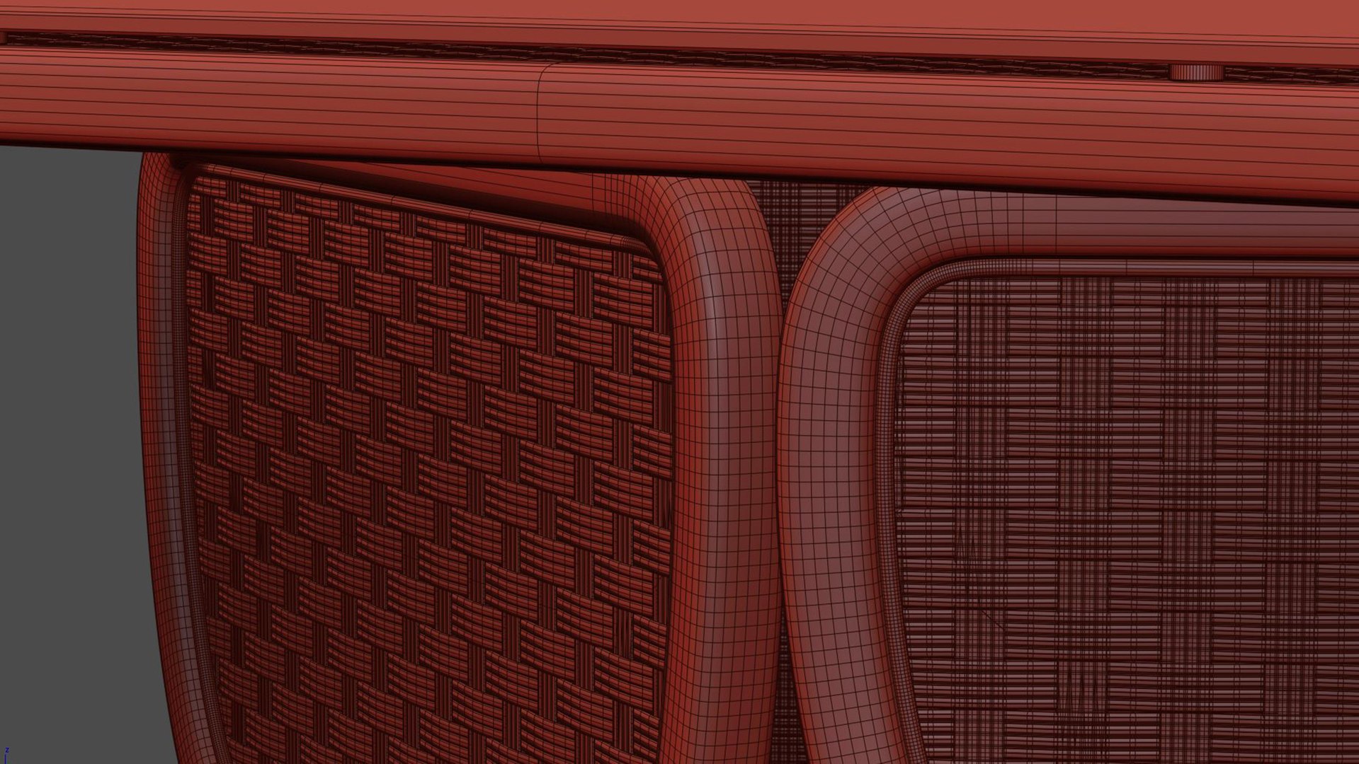 Lucy Rattan Rectangular Table By Bpoint 3D Model - TurboSquid 2030830