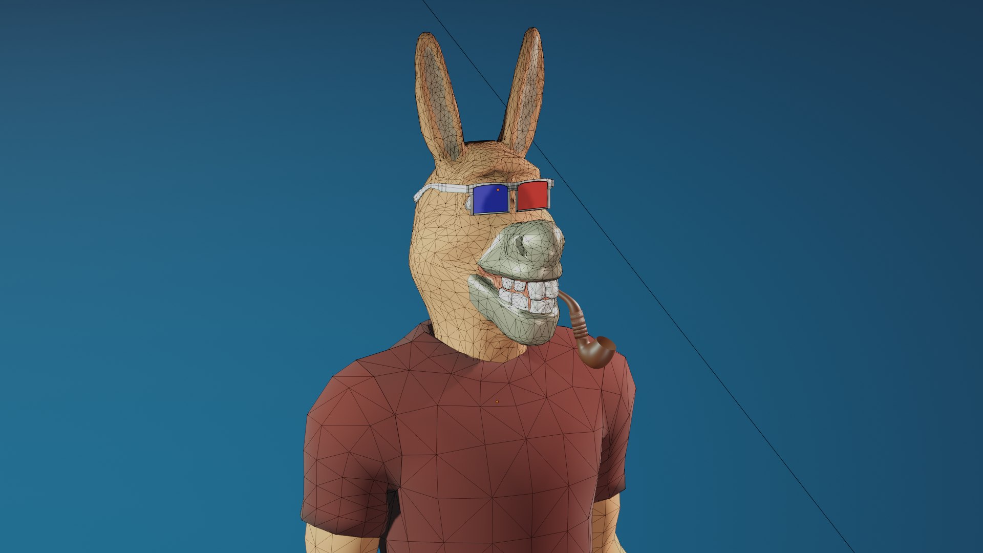 3D Donkey Man - 3d NFT Characters Model - TurboSquid 1881557