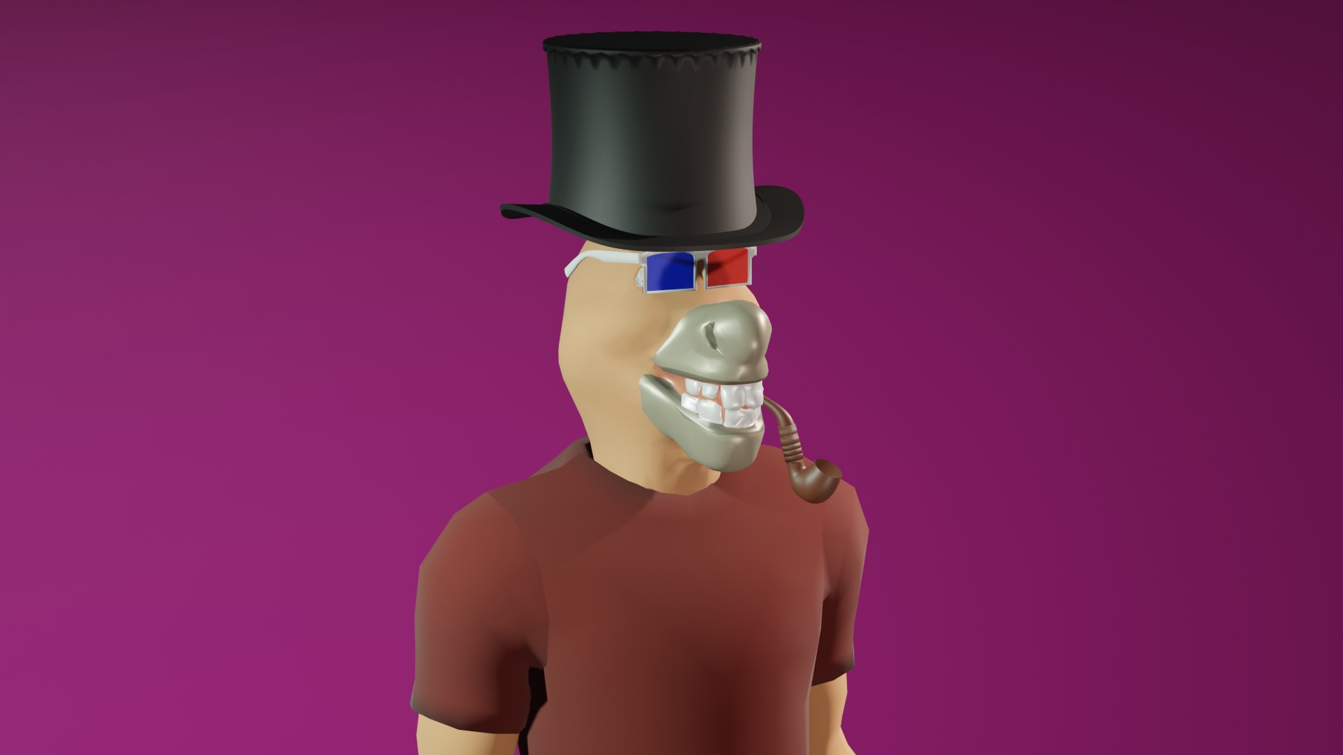 3D Donkey Man - 3d NFT Characters Model - TurboSquid 1881557