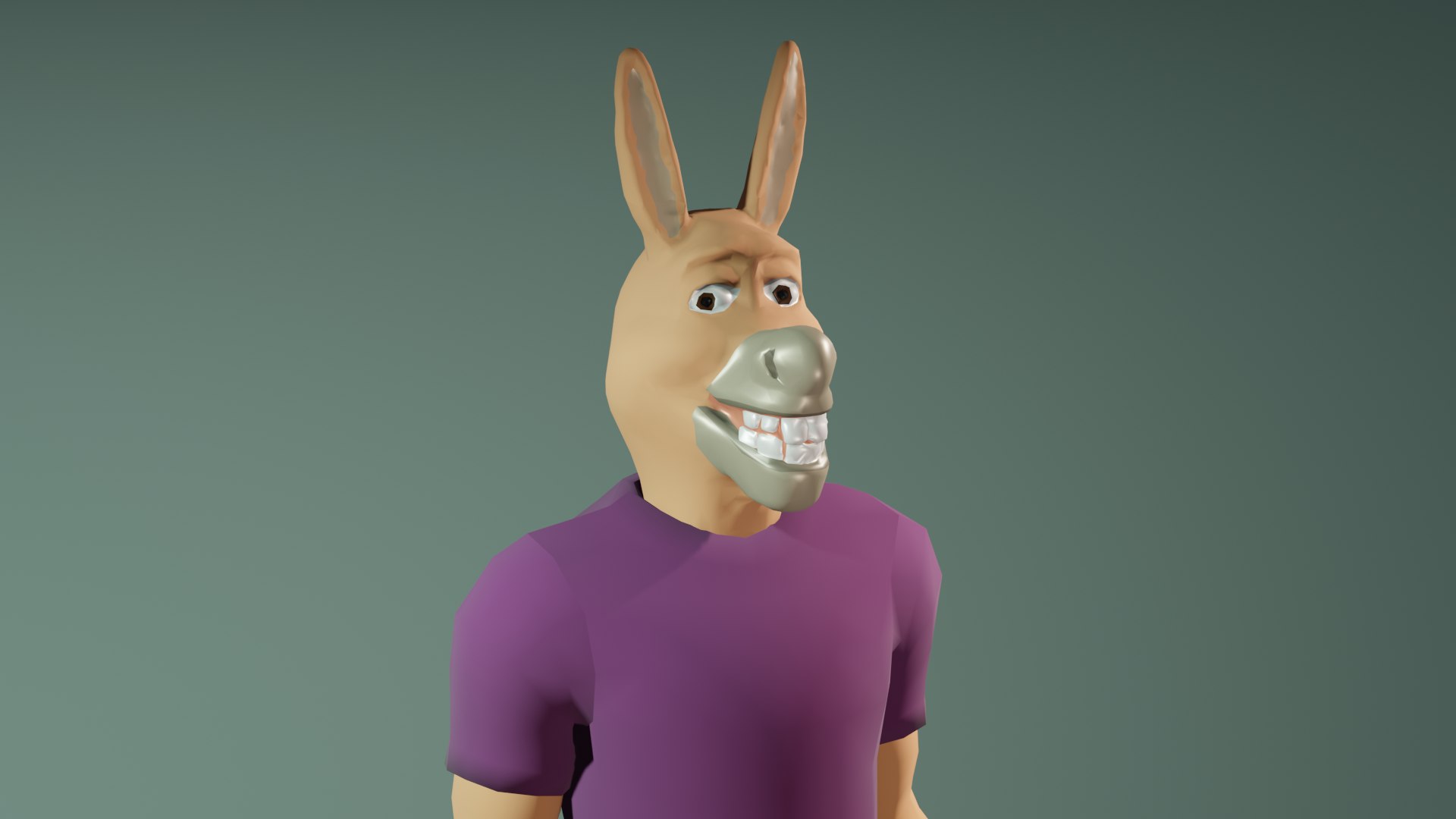 3D Donkey Man - 3d NFT Characters Model - TurboSquid 1881557