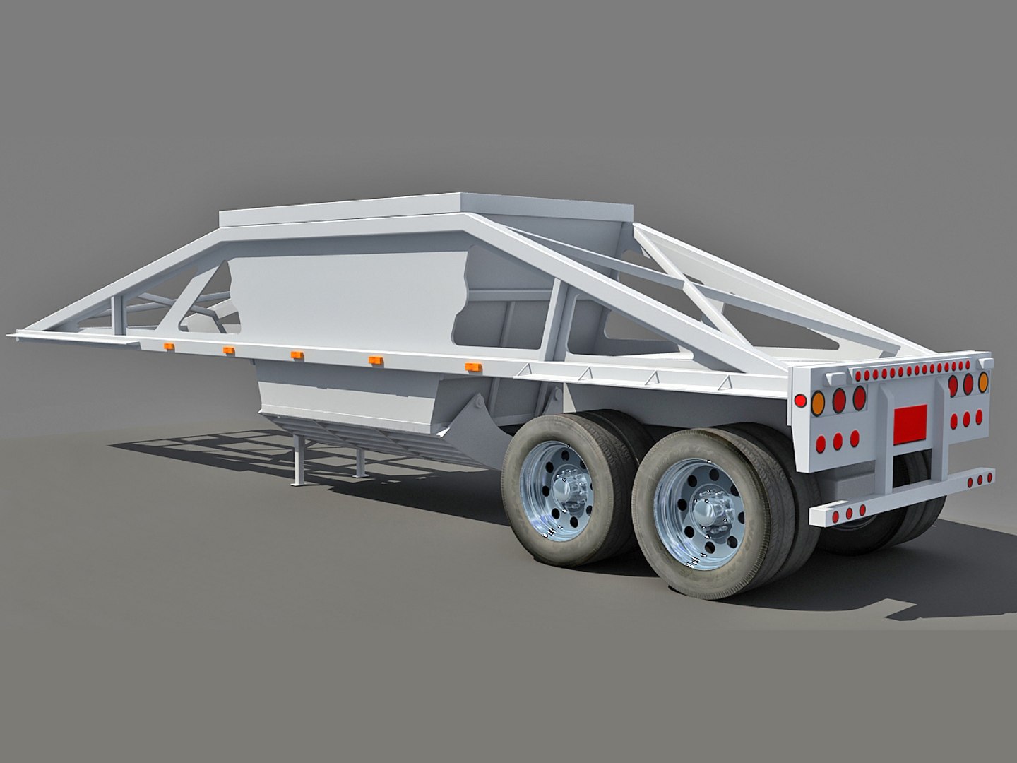 3d Dump Trailer Model