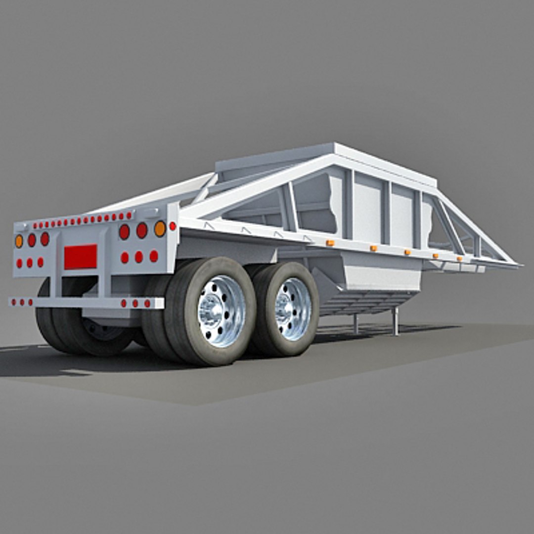 3d Dump Trailer Model
