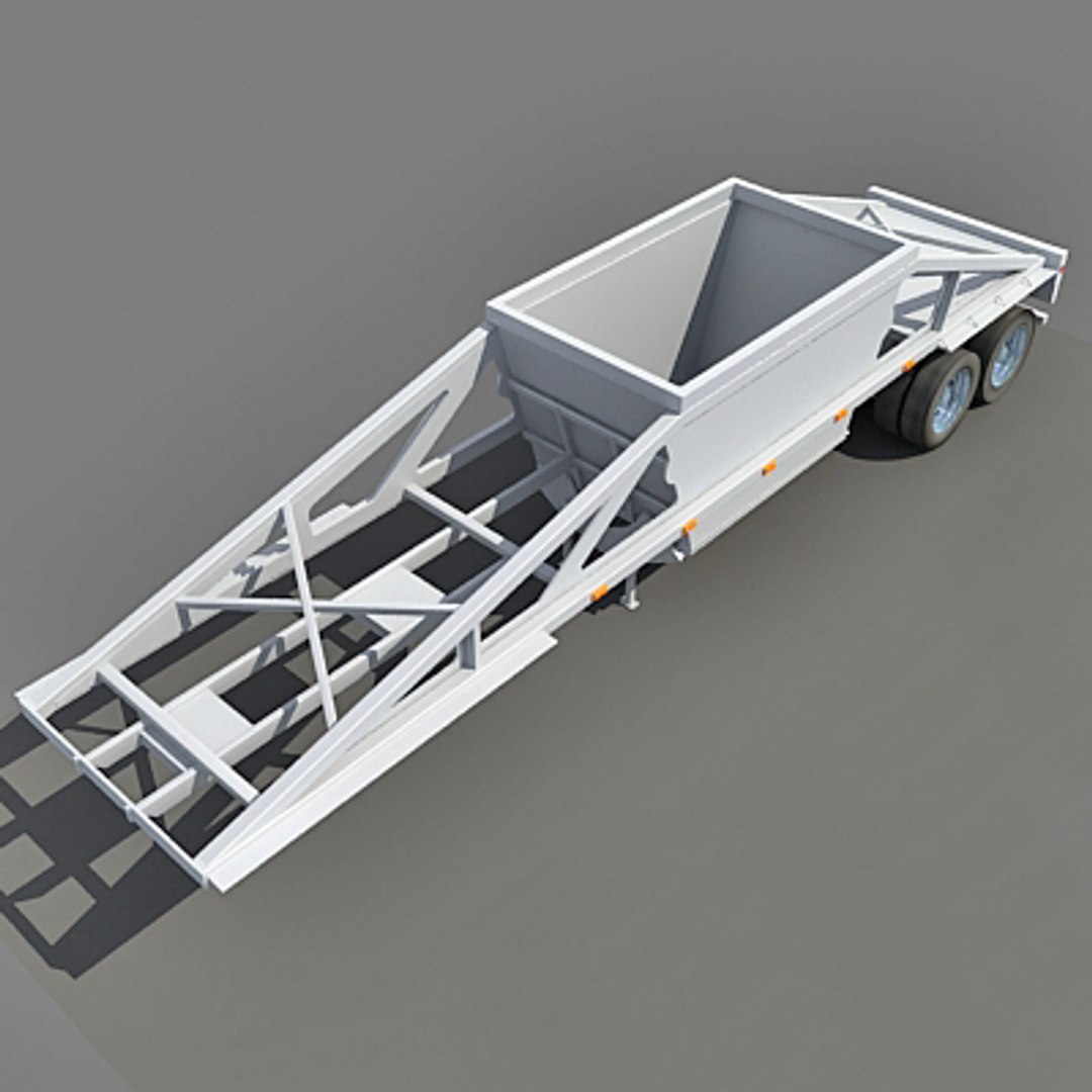 3d Dump Trailer Model
