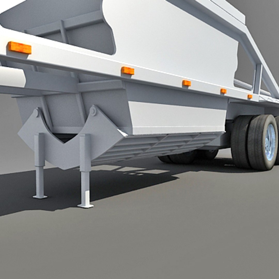 3d Dump Trailer Model