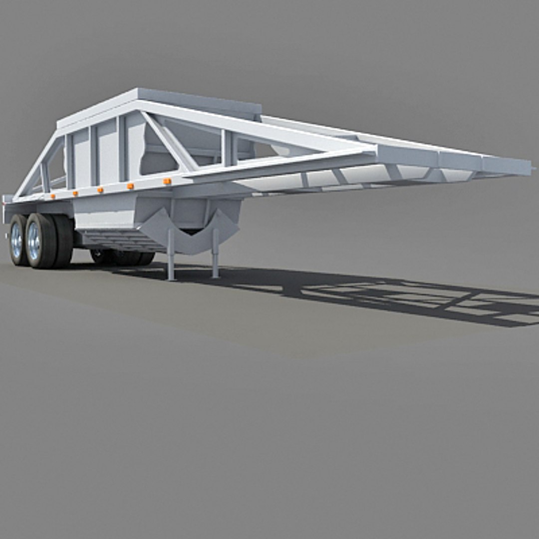 3d Dump Trailer Model