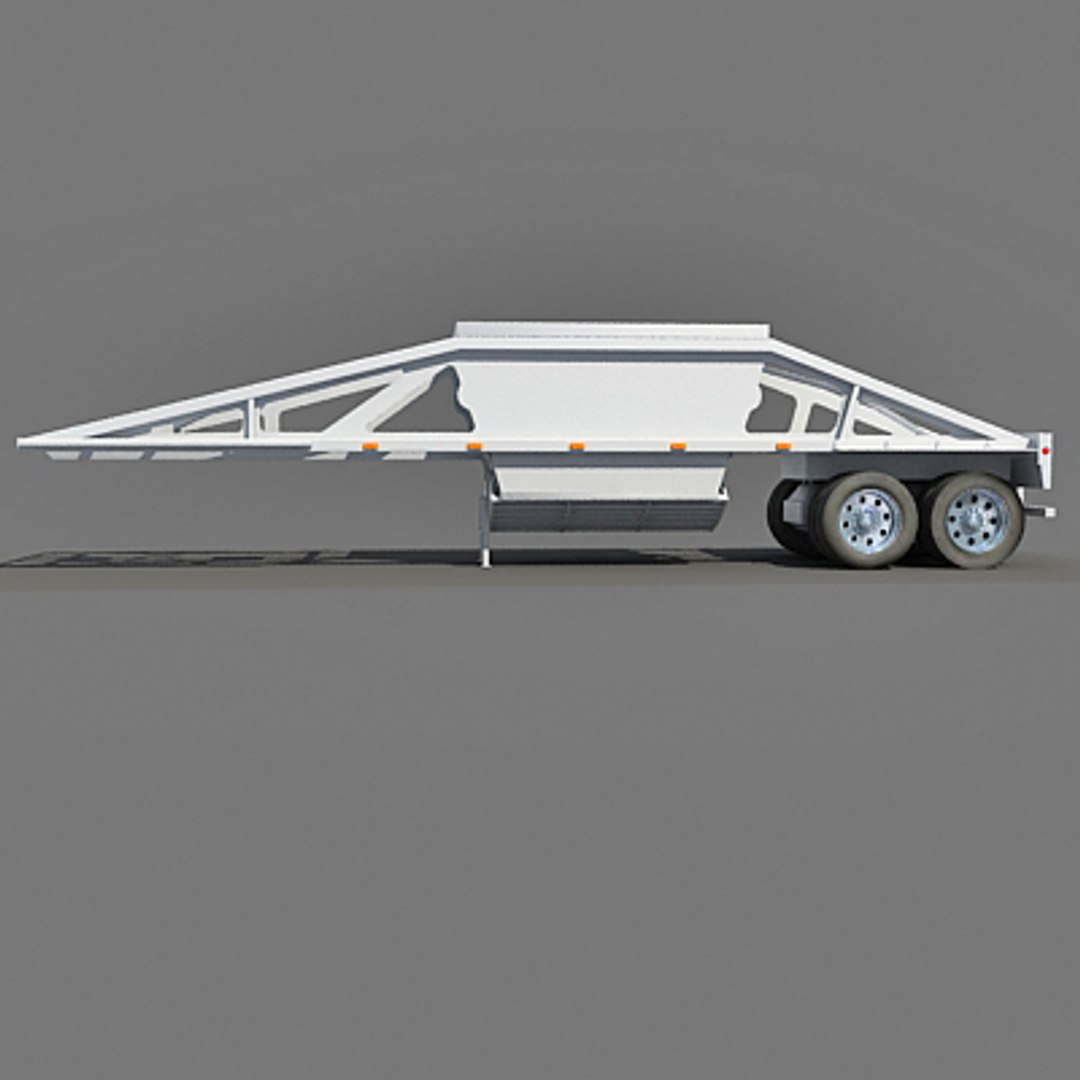 3d Dump Trailer Model